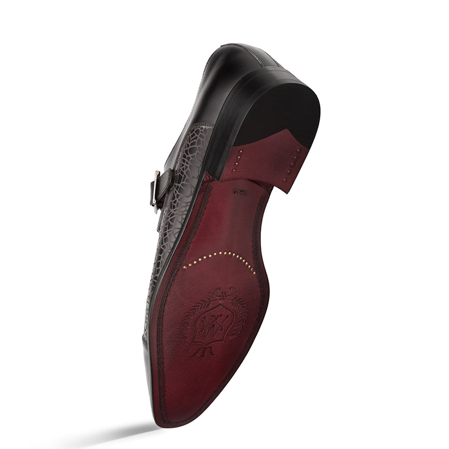 Laser-Print Calf Monk Strap – Mezlan