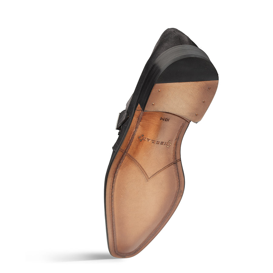 Diesel Suede Monk Strap – Mezlan