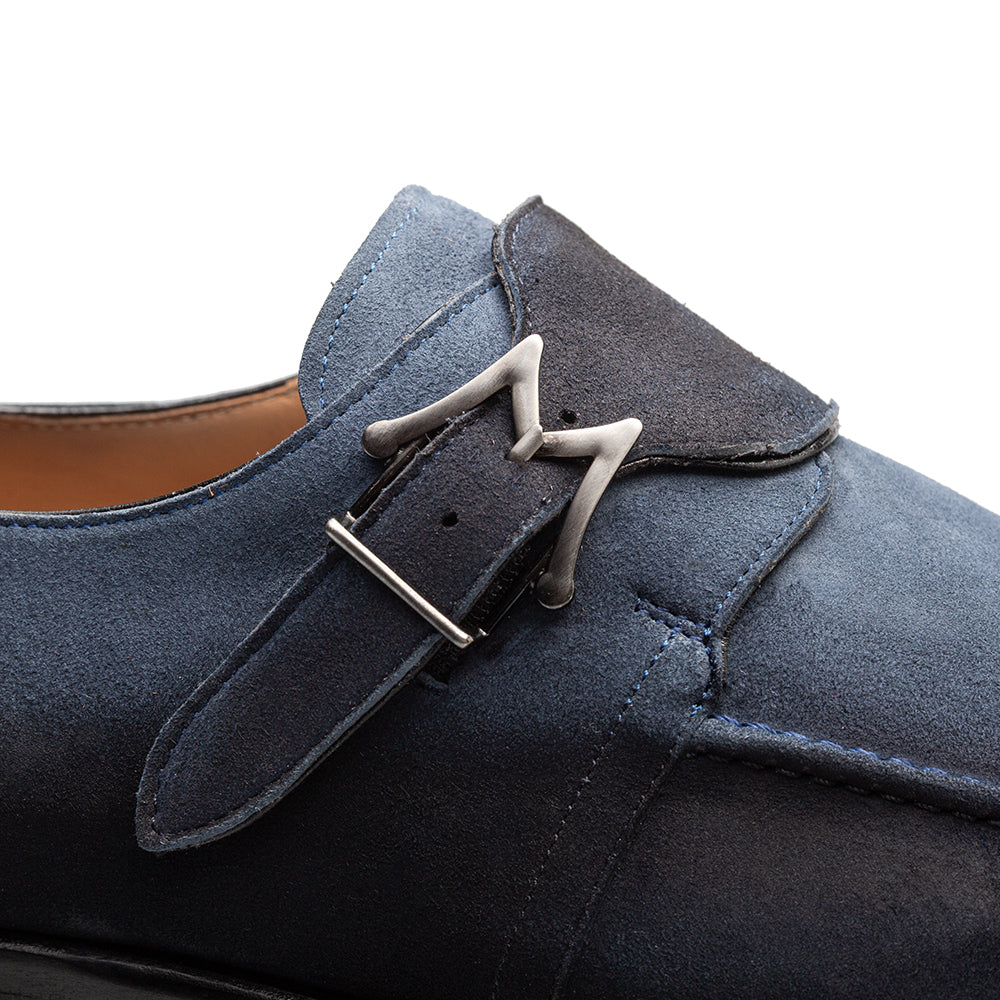Diesel Suede Monk Strap – Mezlan