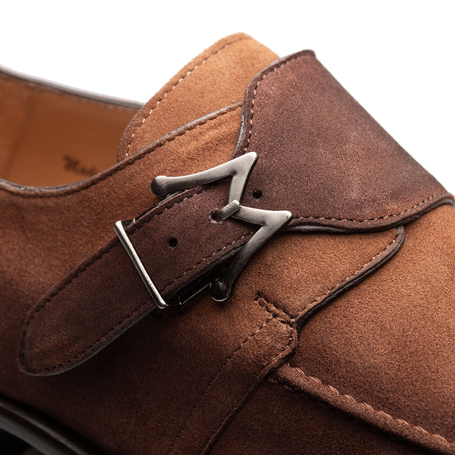 Diesel Suede Monk Strap – Mezlan
