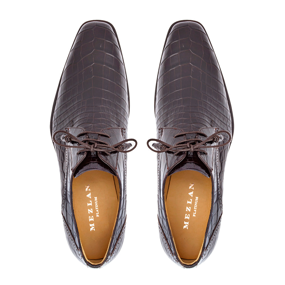 Dandy Alligator Lace Up – Mezlan
