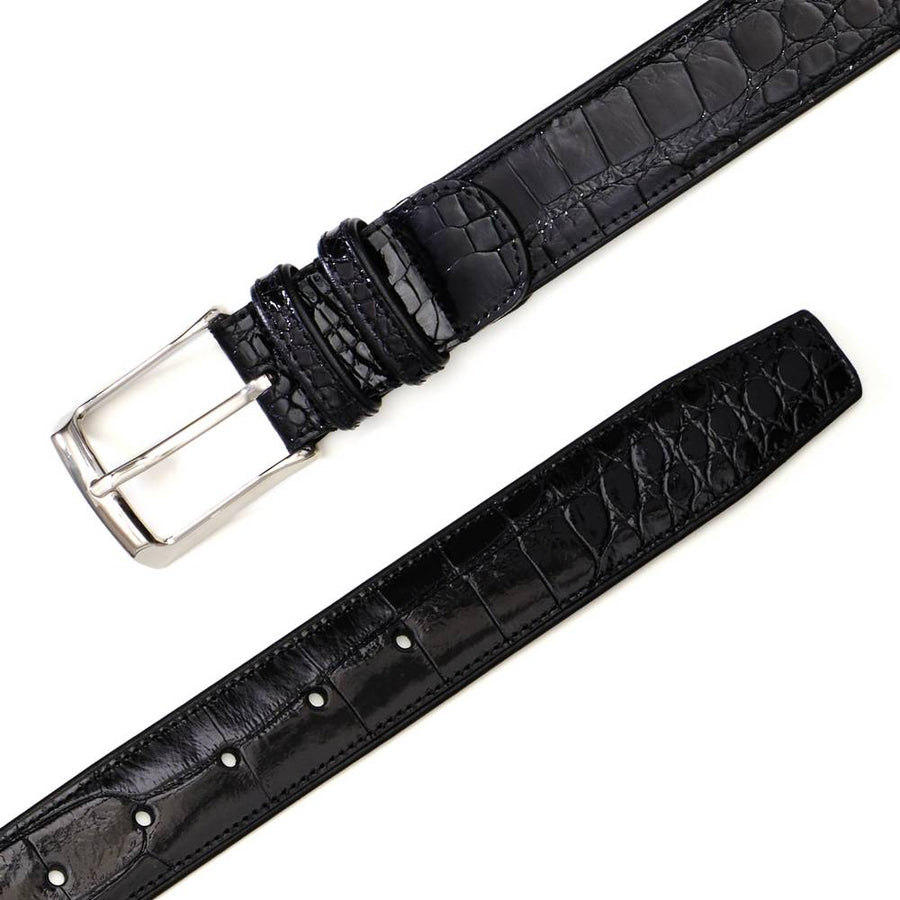 Men's Genuine Alligator Skin Belt - Mezlan Belts