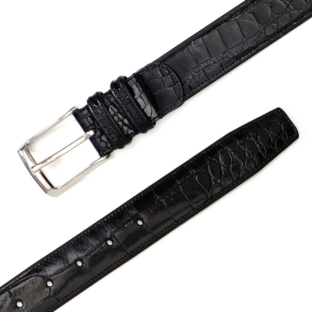 Men's Genuine Alligator Skin Belt - Mezlan Belts
