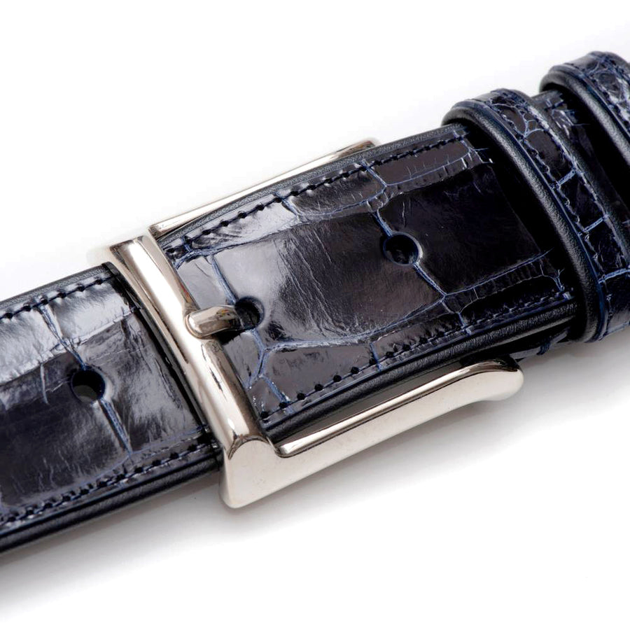 Men's Genuine Alligator Skin Belt - Mezlan Belts